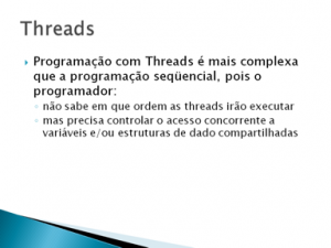 Processos e threads - Prof. Alessandro Fazenda